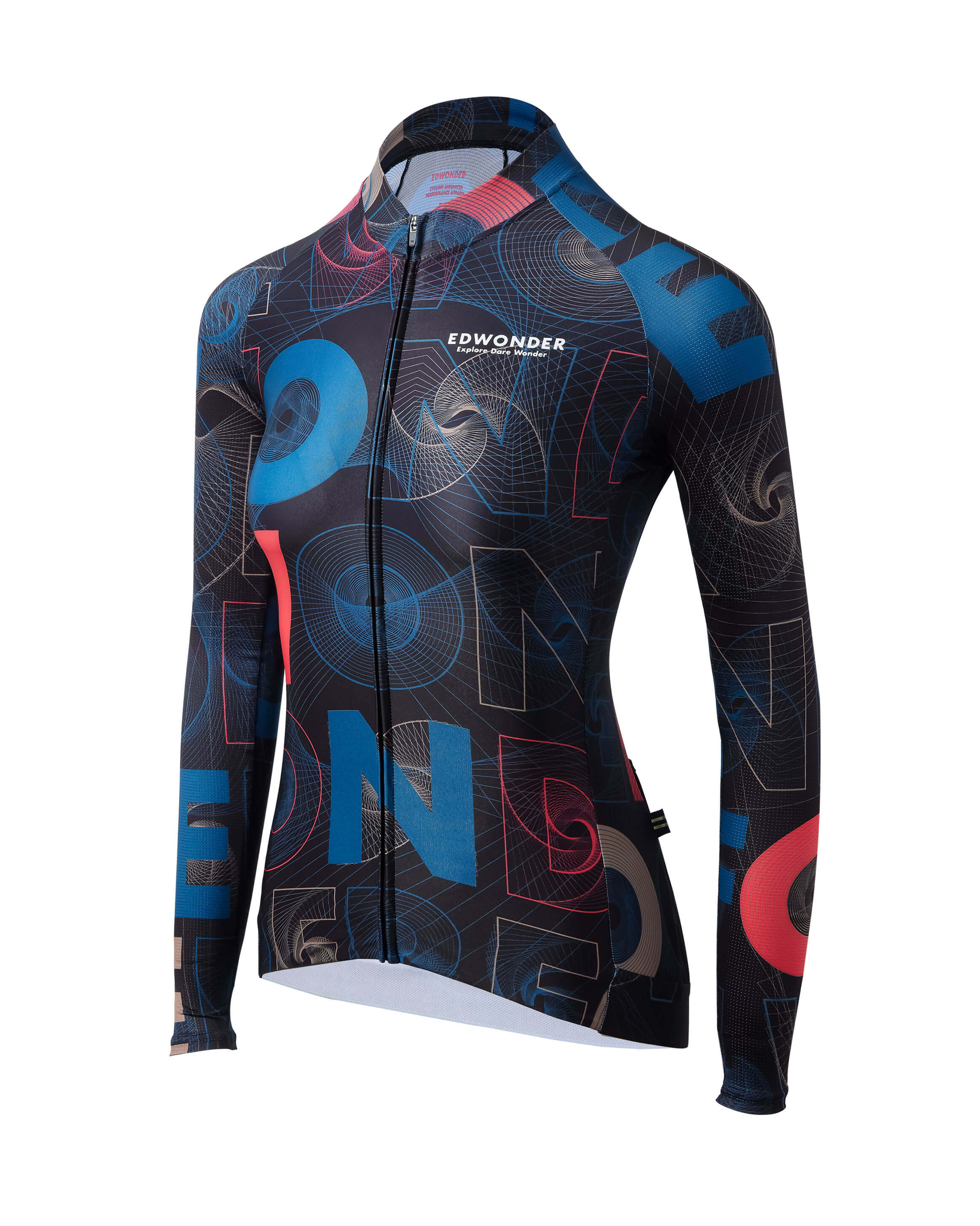 EdWonder Women's Wonderfool Long Sleeve Jersey - Black